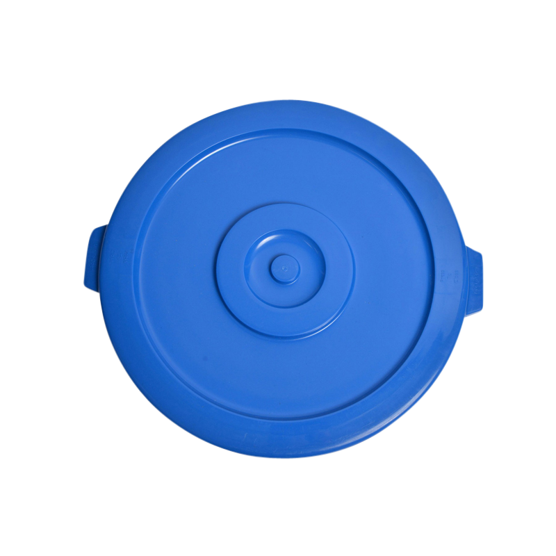 44 Gal. Blue Round Lid - Prime Packaging