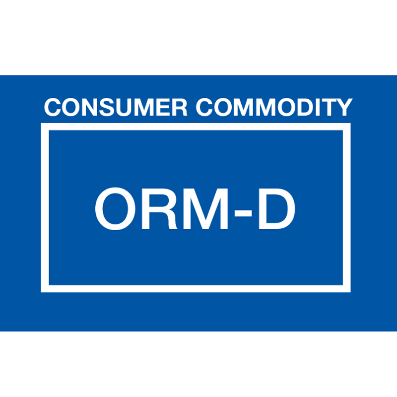 ORM-D Labels - 2 1/4 x 1 1/2 - Prime Packaging