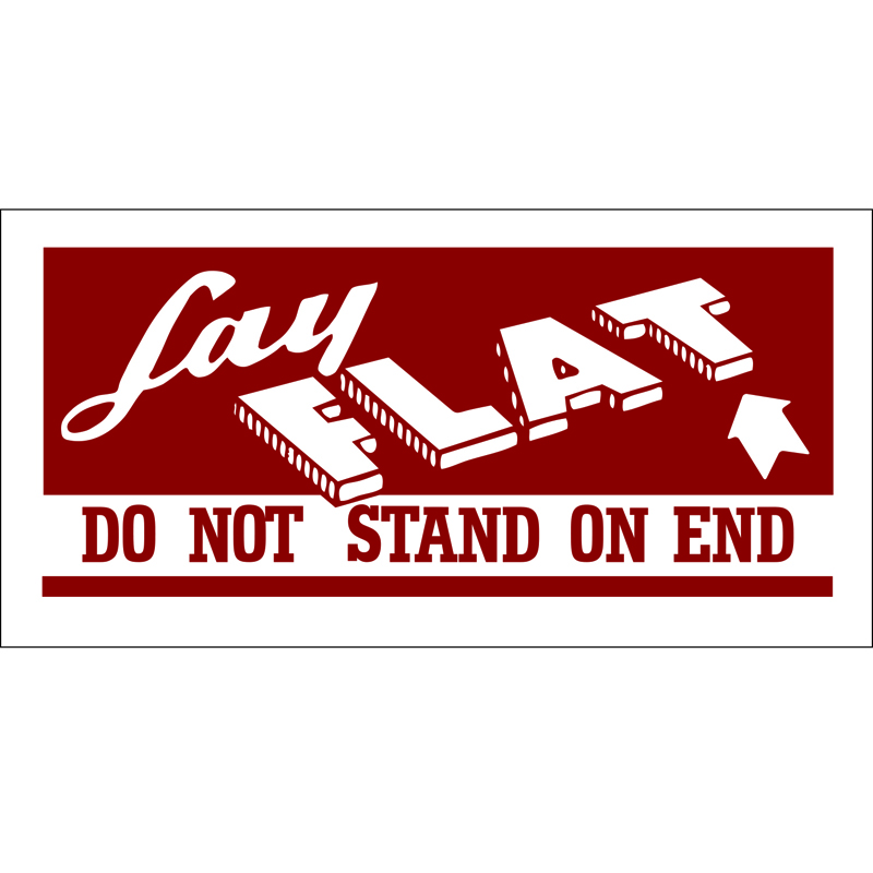 Lay Flat Labels - 2 x 5 | Prime Packaging