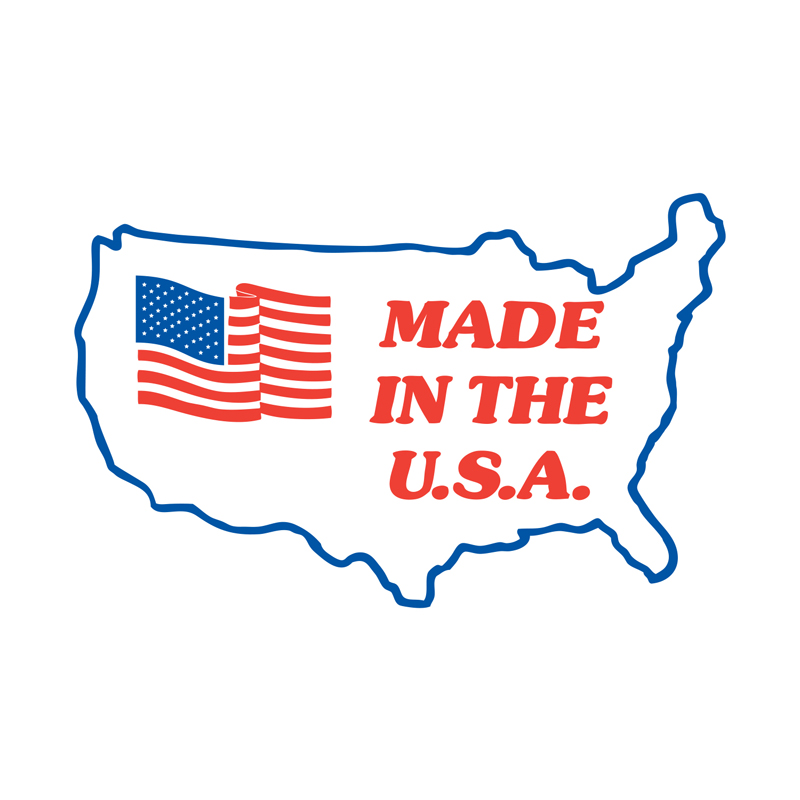 Made In USA Labels - 3 x 5 - Prime Packaging