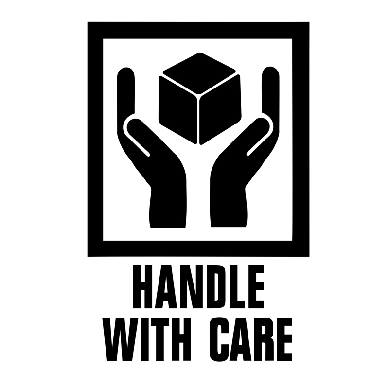 Handle With Care Labels - 4 x 6 | Prime Packaging