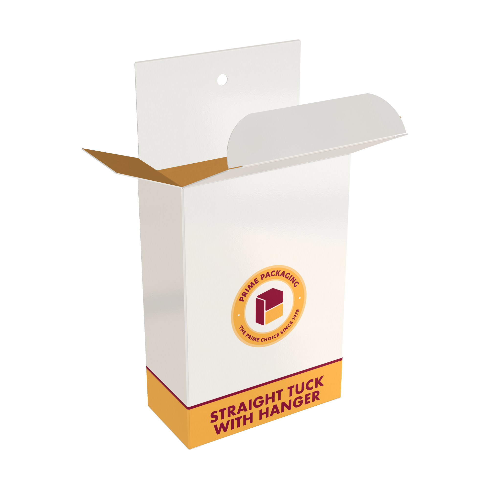 Straight Tuck With Hanger | Prime Packaging