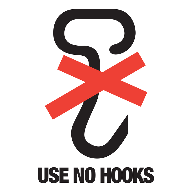 Use No Hooks Labels - 4 x 6 | Prime Packaging