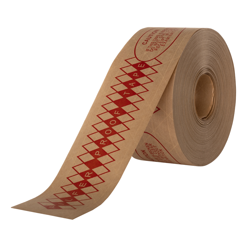 Pilfer Proof Printed - Reinforced Kraft Gum Tape - Prime Packaging