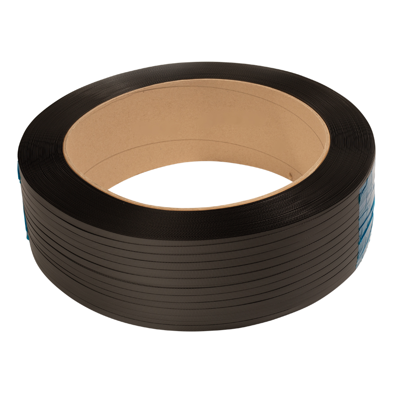 Poly Black Hand Strapping 1/2" | Prime Packaging