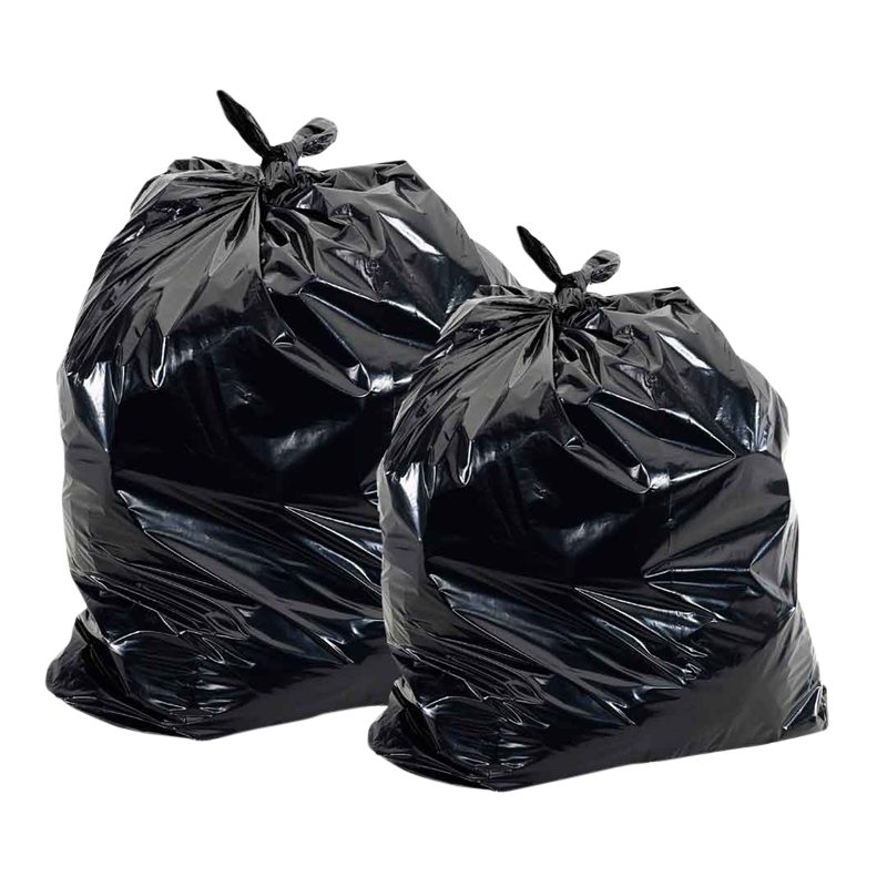 LD Black Garbage Bags 55 Gallon - Heavy Duty | Prime Packaging