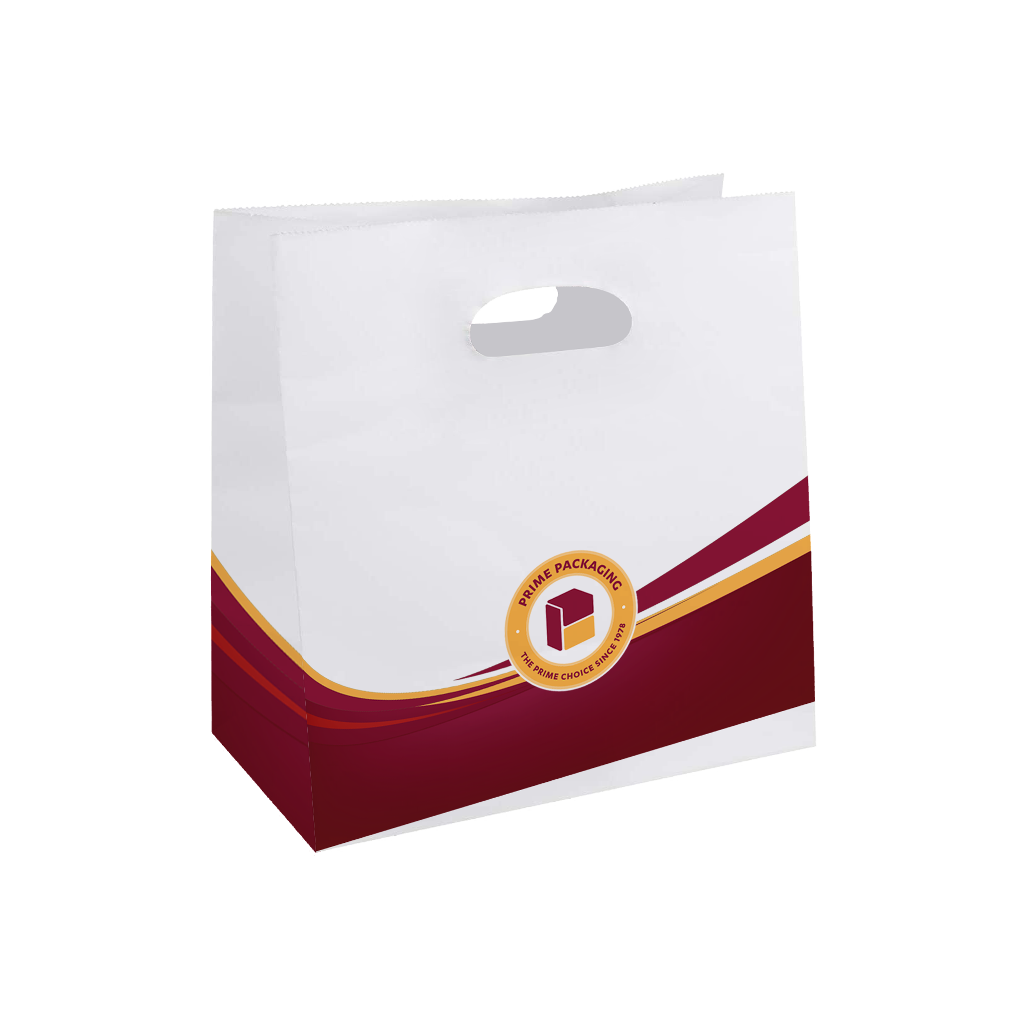 Die Cut Handles Paper Bag | Prime Packaging