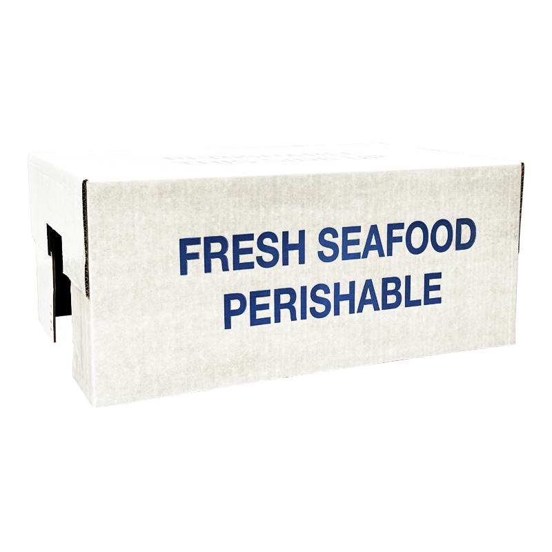 100 Lb. Seafood Wax Coated Lid - Prime Packaging